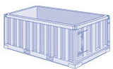 HALF HEIGHT CONTAINERS
